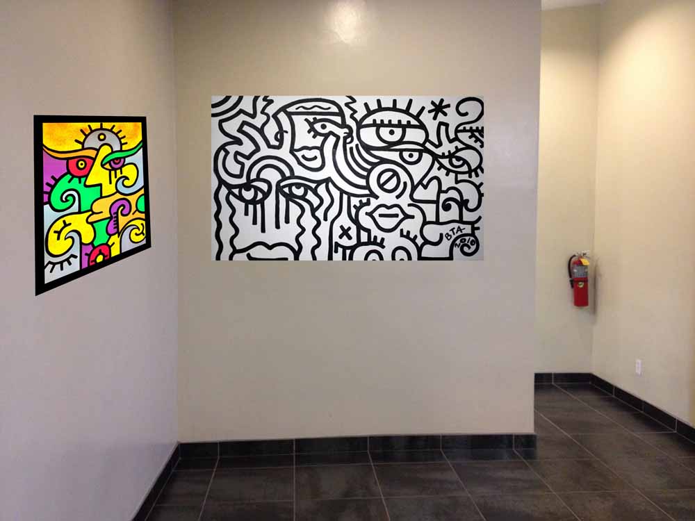 Billy The Artist Jazzes Up Two Lobbies in New York - Real Art Muse